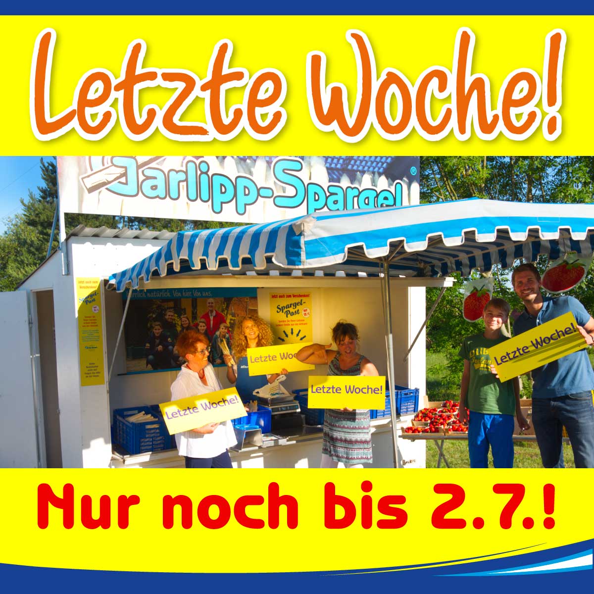 Letzte Woche!!! - Garlipp-Spargel